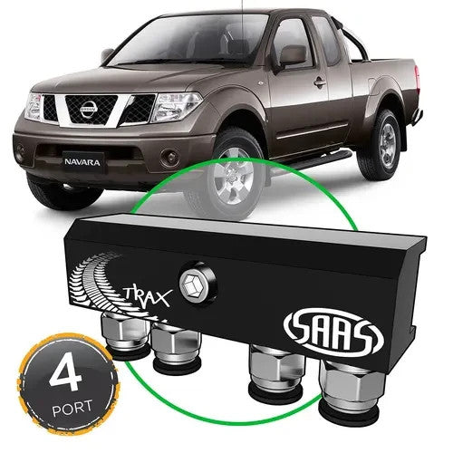 SAAS Diff Breather Kit - 4 Port suit Nissan Navara D40 2006-2015