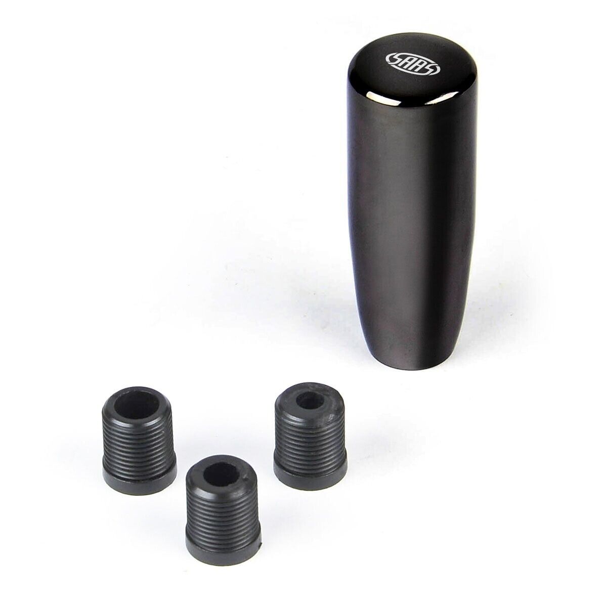 SAAS Billet Gear Knob Black Chrome Weighted 90mm – Direct Parts Australia